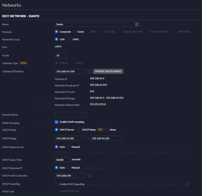 Dante Audio & Unifi - Audio, Video, Lighting Protocols & Unifi